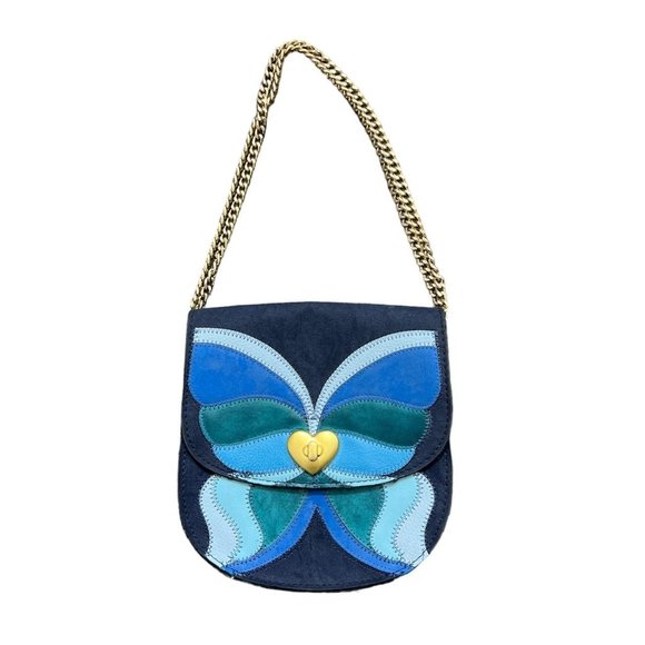 Bags | The Cutest Butterfly Flap Bag With Gold Hardware | Poshmark